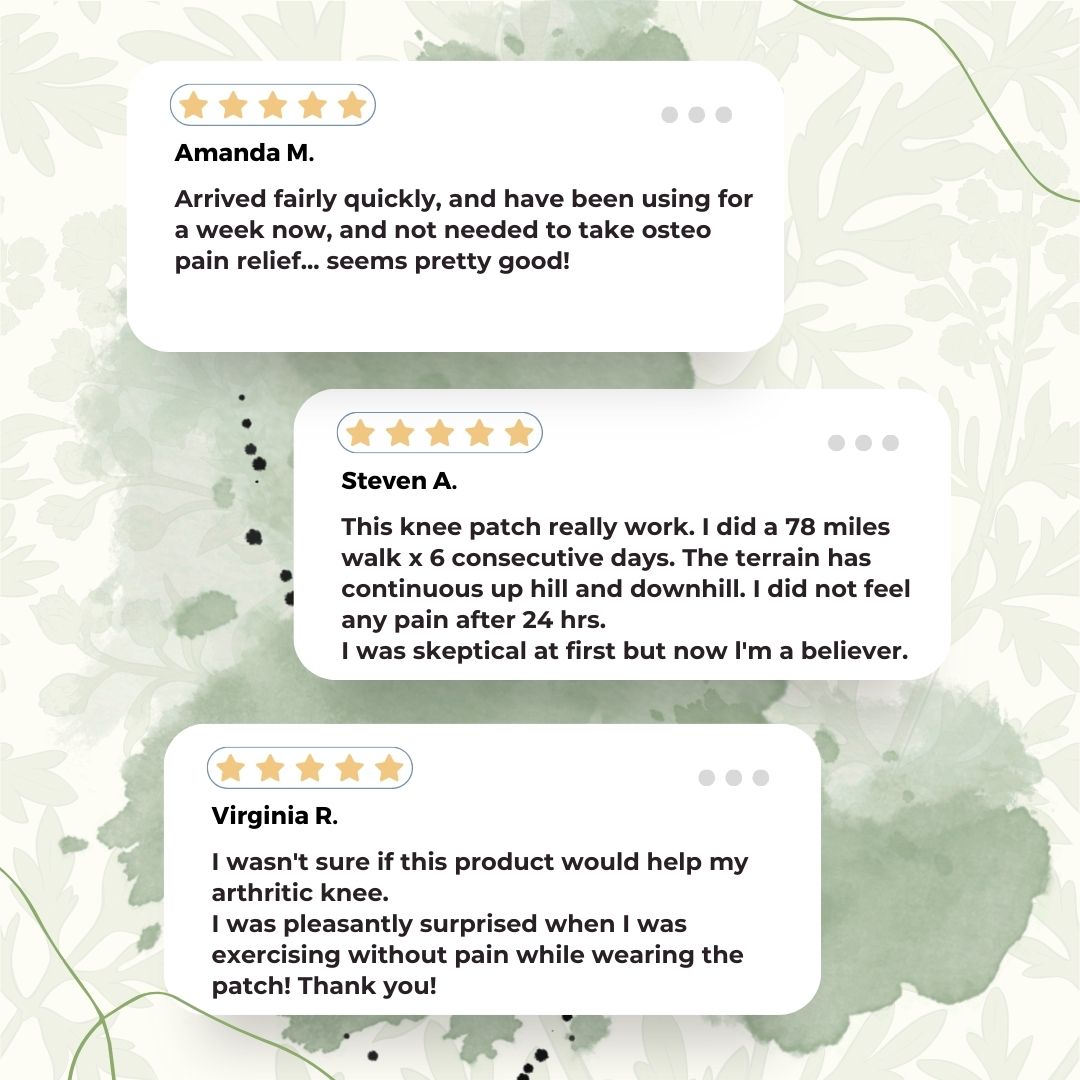 FlexiKnee™️ - Natural Knee Pain Patches. – mLab